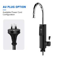 China 3300W Digital Display Tankless Electric Heating Tap Instant Water Heater Faucet for sale