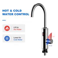 China 3.3KW 304 Stainless Steel CE/UKCA Certified Instant Water Heating Faucet Electric Water Heater Tap for sale