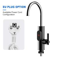 China 3300W Fast Heating EU Plug Electric Heating Tap for 24 Hours On Demand Hot Water for sale