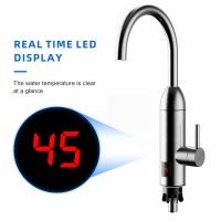 China 3300W Power Instant Water Heater Tap with 304 Stainless Steel Electric Faucet for Kitchen for sale