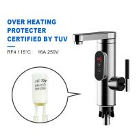 China 3300W EU Plug Instant Electric Heating Tap with LED Display and 304 Stainless Steel for Bathroom for sale