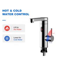 China 3300W 304 Stainless Steel Electric Heating Tap for Fast Hot Water Supply for sale