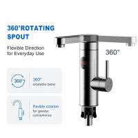 China 3300W 304 Stainless Steel Electric Heating Tap for Fast Hot Water Supply for sale