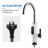 China 3300W EU Plug Electric Heating Tap with Adjustable Temperature for Instant Hot Water for sale