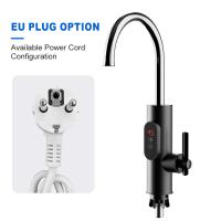 China ABS body, 3300W electric faucet, heats up in 3 seconds, suitable for the kitchen, bathroom, balcony, and laundry room for sale