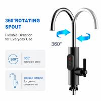 China ABS body, 3300W electric faucet, heats up in 3 seconds, suitable for the kitchen, bathroom, balcony, and laundry room for sale