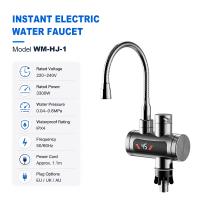 China 304 Stainless Steel Electric Heating Tap with LED Temperature Display and 3300W Instant Heating for sale