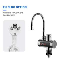 China 304 Stainless Steel Electric Heating Tap with LED Temperature Display and 3300W Instant Heating for sale