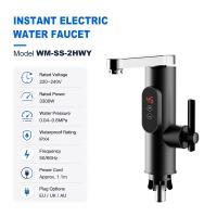 China ABS Material 3300W EU Plug Electric Heating Tap for Instant Hot Water for sale