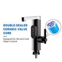 China ABS Material 3300W EU Plug Electric Heating Tap for Instant Hot Water for sale