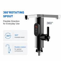 China ABS Material 3300W EU Plug Electric Heating Tap for Instant Hot Water for sale