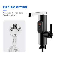 China ABS Material 3300W EU Plug Electric Heating Tap for Instant Hot Water for sale