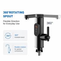 China 3300W 360° Free Rotation Electric Water Heater Tap for Instant Hot Water in Bathroom for sale