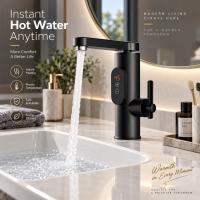 China 3300W 360° Free Rotation Electric Water Heater Tap for Instant Hot Water in Bathroom for sale