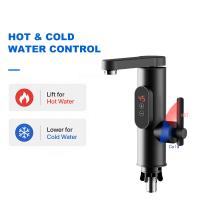 China 3s Fast Heating Electric Heating Tap with LED Digital Temperature Display and Overheat Protection for sale