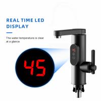 China 3s Fast Heating Electric Heating Tap with LED Digital Temperature Display and Overheat Protection for sale