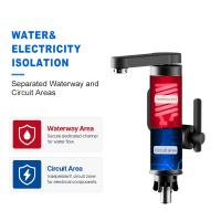 China 3s Fast Heating Electric Heating Tap with LED Digital Temperature Display and Overheat Protection for sale