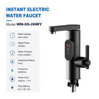 China 3s Fast Heating Electric Heating Tap with LED Digital Temperature Display and Overheat Protection for sale