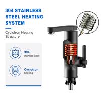China 3s Fast Heating Electric Heating Tap with LED Digital Temperature Display and Overheat Protection for sale