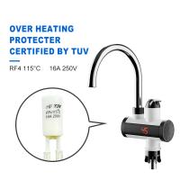 China 3300W EU Plug Electric Heating Tap with LED Digital Display for Instant Hot Water Supply for sale