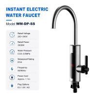 China 304 Stainless Steel 3300W Electric Heating Tap with 3s Fast Heating for Instant Hot Water in Kitchen for sale