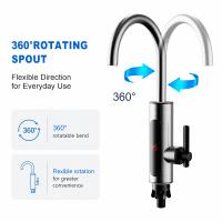 China 304 Stainless Steel 3300W Electric Heating Tap with 3s Fast Heating for Instant Hot Water in Kitchen for sale