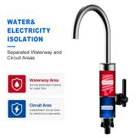 China 304 Stainless Steel 3300W Electric Heating Tap with 3s Fast Heating for Instant Hot Water in Kitchen for sale