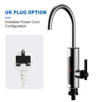 China 304 Stainless Steel 3300W Electric Heating Tap with 3s Fast Heating for Instant Hot Water in Kitchen for sale
