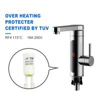 China 3s Fast Heating 304 Stainless Steel Electric Heating Tap with LED Display for Bathroom for sale