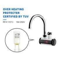 China 3300W LED Temperature Display Electric Heating Tap with 360° Free Rotation for Instant Hot Water for sale
