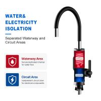 China 3300W 360° Free Rotation Electric Heating Tap with LED Digital Temperature Display for sale