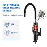 China 3300W 360° Free Rotation Electric Heating Tap with LED Digital Temperature Display for sale