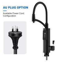 China 3300W Power ABS Material 360° Free Rotation Electric Heating Tap for Kitchen and Bathroom for sale