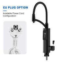 China 3300W Power ABS Material 360° Free Rotation Electric Heating Tap for Kitchen and Bathroom for sale