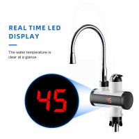 China 3s Fast Heating 3300W Electric Water Heater Tap with LED Temperature Display for sale