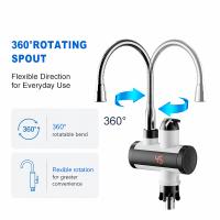 China 3s Fast Heating 3300W Electric Water Heater Tap with LED Temperature Display for sale