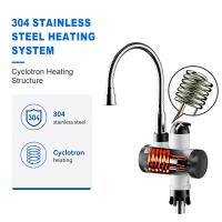 China 3s Fast Heating 3300W Electric Water Heater Tap with LED Temperature Display for sale