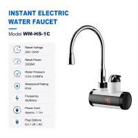 China ABS Material Electric Heating Tap with 3300W Power and 3s Fast Heating for Bathroom Hot and Cold Water for sale