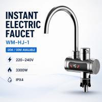 China 3s Fast Heating 3300W Electric Water Tap with LED Digital Display and 304 Stainless Steel for sale