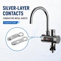 China 3s Fast Heating 3300W Electric Water Tap with LED Digital Display and 304 Stainless Steel for sale