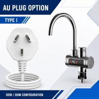 China 3s Fast Heating 3300W Electric Water Tap with LED Digital Display and 304 Stainless Steel for sale