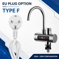 China 3s Fast Heating 3300W Electric Water Tap with LED Digital Display and 304 Stainless Steel for sale