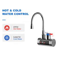 China 304 Stainless Steel 3300W Instantaneous Electric Water Heater Tap with LED Digital Display for sale