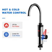 China 3 Seconds Fast Heating 3300W 304 Stainless Steel Instant Water Heater Tap for Kitchen for sale
