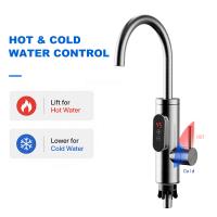 China 3300W Instant Electric Water Heater Tap with 304 Stainless Steel and 360° Free Rotation for sale