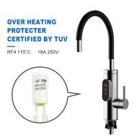 China 304 Stainless Steel 3300W Electric Heating Tap with 360° Free Rotation Instant Water Heater Tap for sale