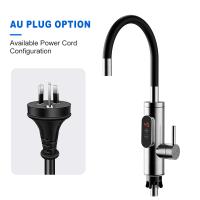 China 304 Stainless Steel 3300W Electric Heating Tap with 360° Free Rotation Instant Water Heater Tap for sale