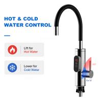 China 304 Stainless Steel 3300W Electric Heating Tap with 360° Free Rotation Instant Water Heater Tap for sale