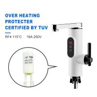 China LED Digital Temperature Display 3300W 3s Fast Heating Electric Water Tap Instant Water Heater Tap for sale