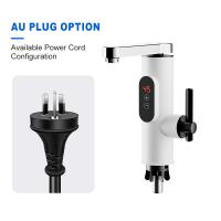 China LED Digital Temperature Display 3300W 3s Fast Heating Electric Water Tap Instant Water Heater Tap for sale